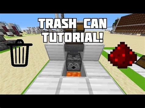 How To Make A Trash Can In Minecraft