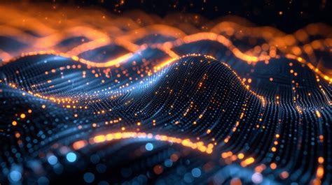 premium photo binary code patterns morphing into futuristic