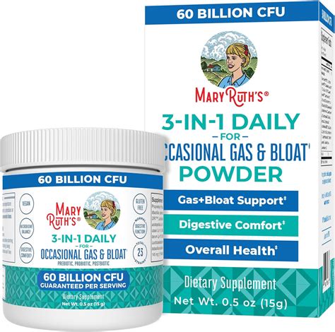 Maryruth Organics 3 In 1 Gas And Bloat Probiotics
