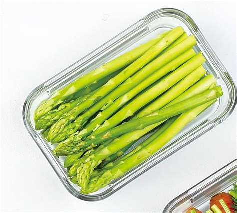 Ripley CONTENEDOR DE VIDRIO HERMÉTICO RECTANGULAR DE 1000 ML