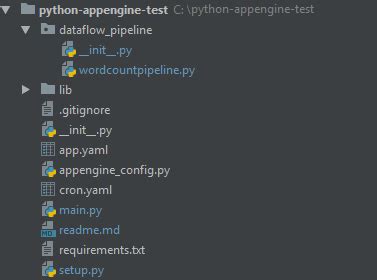 Schedule Python Apache Beam DataFlow Pipeline Using App Engine CRON