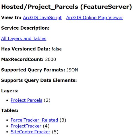 can t view related records option using a webser esri community