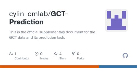 GitHub Cylin Cmlab GCT Prediction This Is The Official Supplementary