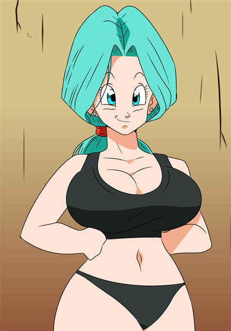 Rule 34 Bikini Bitch Blue Eyes Blue Hair Breasts Bulma Future Bulma