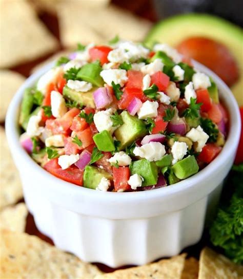 Receta Fácil De Ensalada De Aguacate Y Queso Feta Avocado Feta Dip