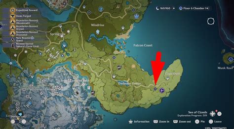 Where Is The Eagle S Gate Fallen Fortress Domain In Genshin Impact