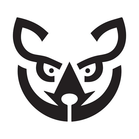 White Background Minimalist Tassie Devil Emblem 68105596 Vector Art At Vecteezy