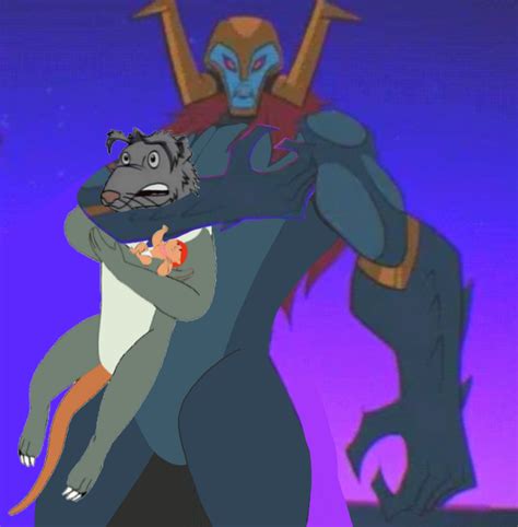 Baron Draxum Vs Master Splinter By Jerbedford On Deviantart