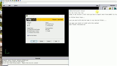 How To IMPORT Mesh Using FLUENT In Easiest Way L GAMBIT L FLUENT YouTube