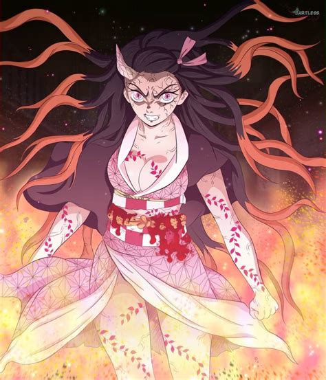 Demon Nezuko by Jartless on DeviantArt Artesanías de anime