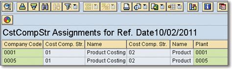 Sap Controlling Assigning And Checking Cost Component Structures