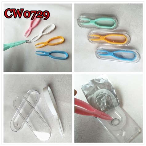 Soft Silicone Scissors Tweezers Color Plastic Cont Vicedeal