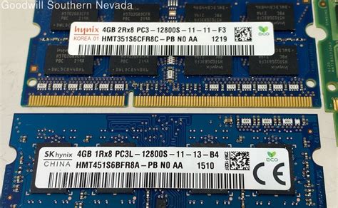 Assorted Lot Of Laptop Ram Memory Ddr3pc3 10 Total Ebay