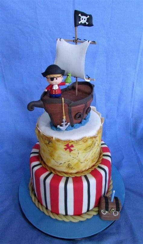 Pirate Ship Themed Cake