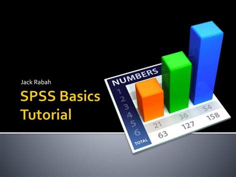 Spss Basics Tutorial Pptx