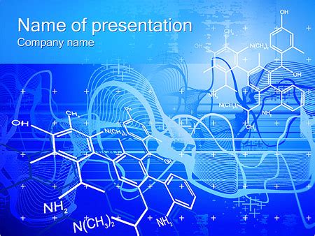 Chemical Formulas PowerPoint Template Backgrounds Google Slides ID