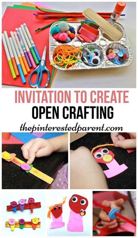 Open Ended Crafting The Pinterested Parent