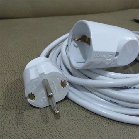 Jual Sambungan Kabel Listrik Broco 1 2 3 4 5 6 7 8 9 10 Meter Extension