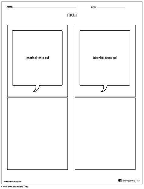 Modello Di Flashcard 4 Storyboard Per It Examples