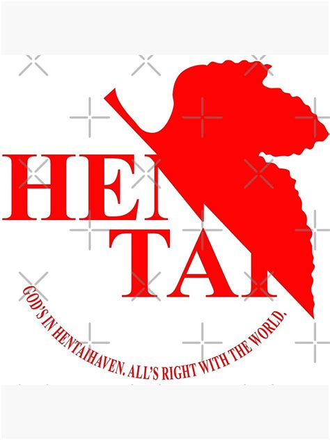 Nerv Hentai Evangelion Poster For Sale By Enekos Redbubble