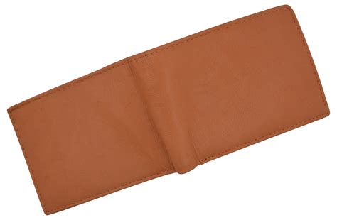 Mens Rfid Blocking Leather Credit Card Id Snap Holder Bifold Wallet