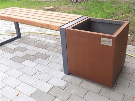 Мебель для улицы из стали Кортен