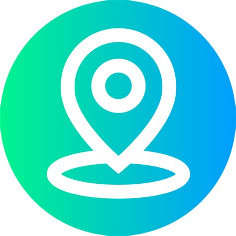 Pin Super Basic Straight Circular Icon