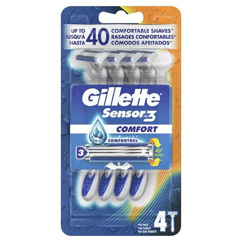 Gillette Sensor 3 Smooth Disposable Razors Exotic Blends Fmcg And Spices