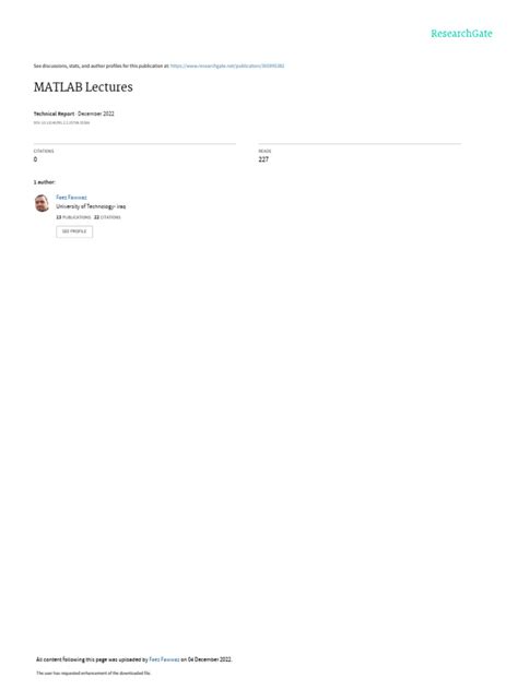 Matlablectures Pdf Matrix Mathematics Matlab