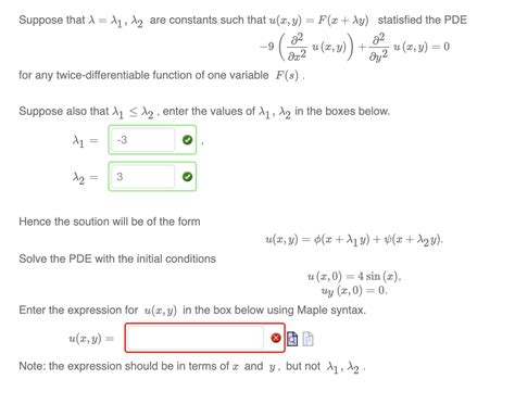 Solved Suppose that λ λ λ are constants such that Chegg