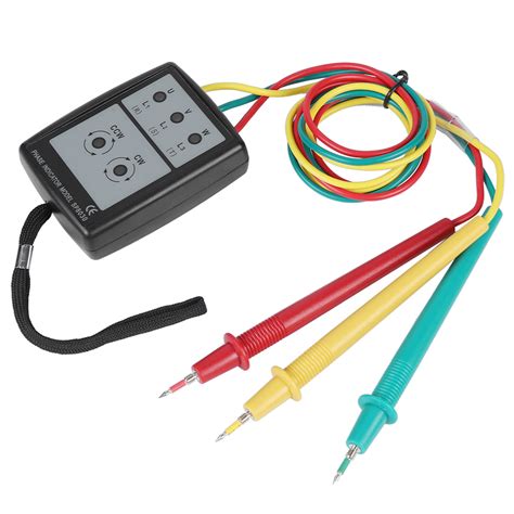 Sp8030 Digital Phase Rotation Indicator Led Buzzer Phase Sequence Meter