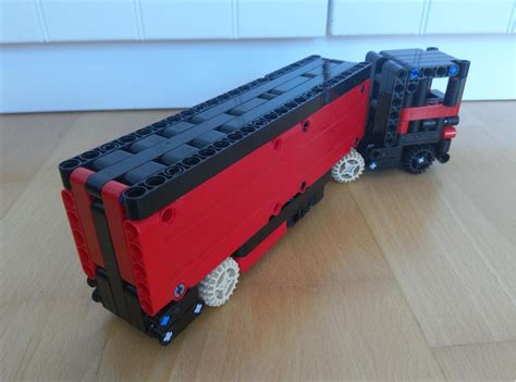 Lego Moc Trailer Truck For Tractor Truck By Philtech Rebrickable Build With Lego