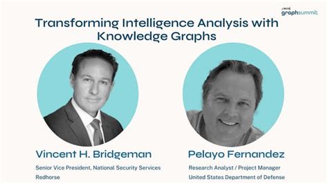 Transforming Intelligence Analysis With Knowledge Graphs Ppt