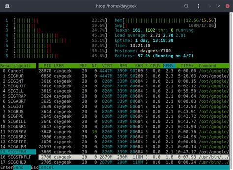 Linux Htop Command Linux System Performance Resource Monitoring Tool 5 2DayGeek