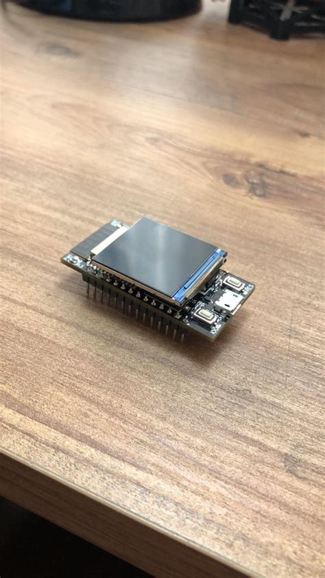 final result of my esp32 with st7789 display dev board thanks to pcbway