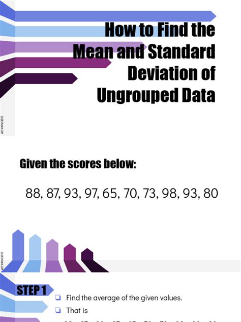 32 How To Find The Mean And Standard Deviation Of Ungrouped Data