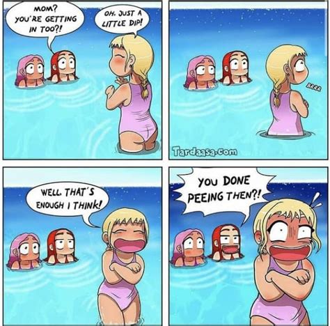 Haha Mom Peed In The Water Rcomedycemetery