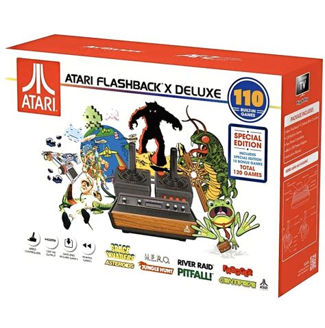 Buy Atari Flashback X Deluxe Retro Console 120 Built In Games 2 Wired