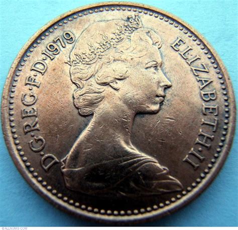 1 New Penny 1979 Elizabeth Ii 1952 2022 Great Britain Coin 588