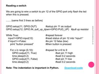 Raspberry Pi Using Python Ppt