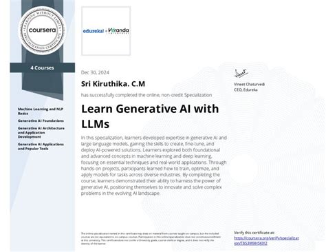 Sri Kiruthika Cm On Linkedin Generativeai Aiinnovation Llms