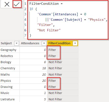 How To Filter Power BI Dax Based On Condition