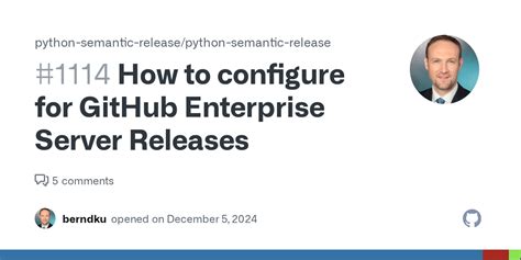 How To Configure For Github Enterprise Server Releases · Issue 1114