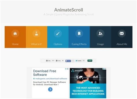 33 Enticing Scrolling Effects JQuery Plugins