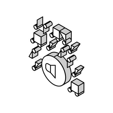 Classical Music Melody Isometric Icon Vector Illustration Stock Vector