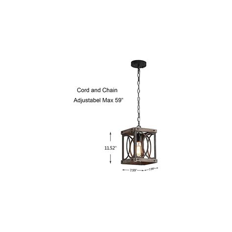 Philomena Antique Wood Black Metal Pendant Lighting Ubuy India