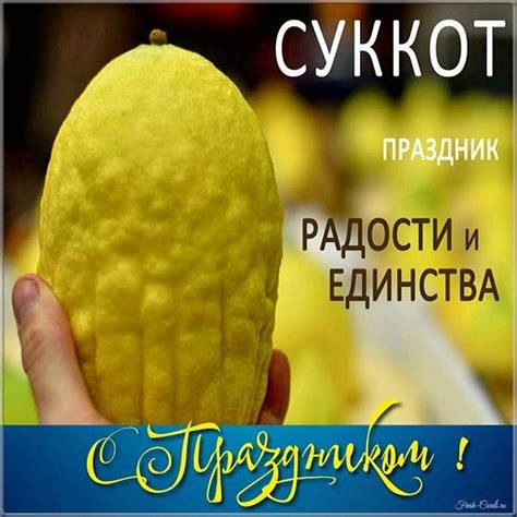 Открытки и картинки поздравления на Суккот