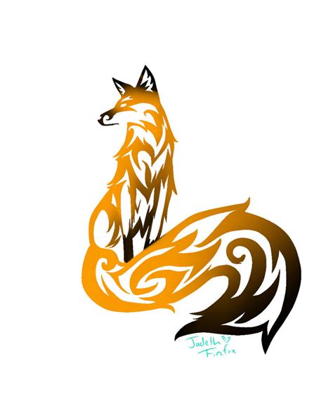 Tribal Fox Tattoo By Jadethefirefox On Deviantart