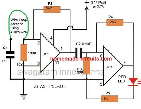 Active Cell Phone Detector Circuit Diagram Circuit Diagram