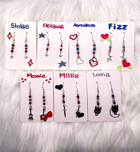 Helluva Boss Inspired Earrings Etsy